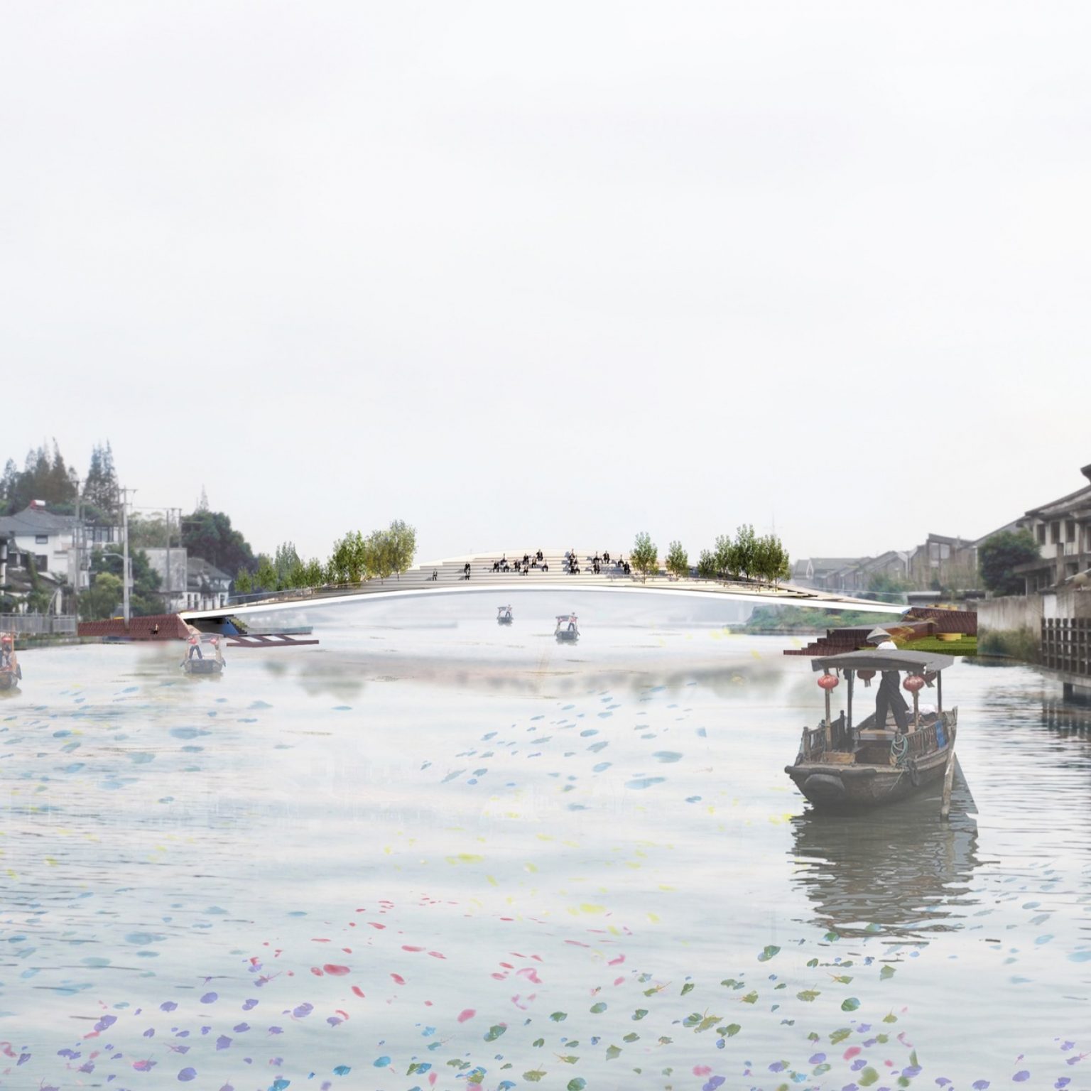 MVRDV Wins Dawn Bridge Competition: A New Dual Use Landmark in Shanghai ...