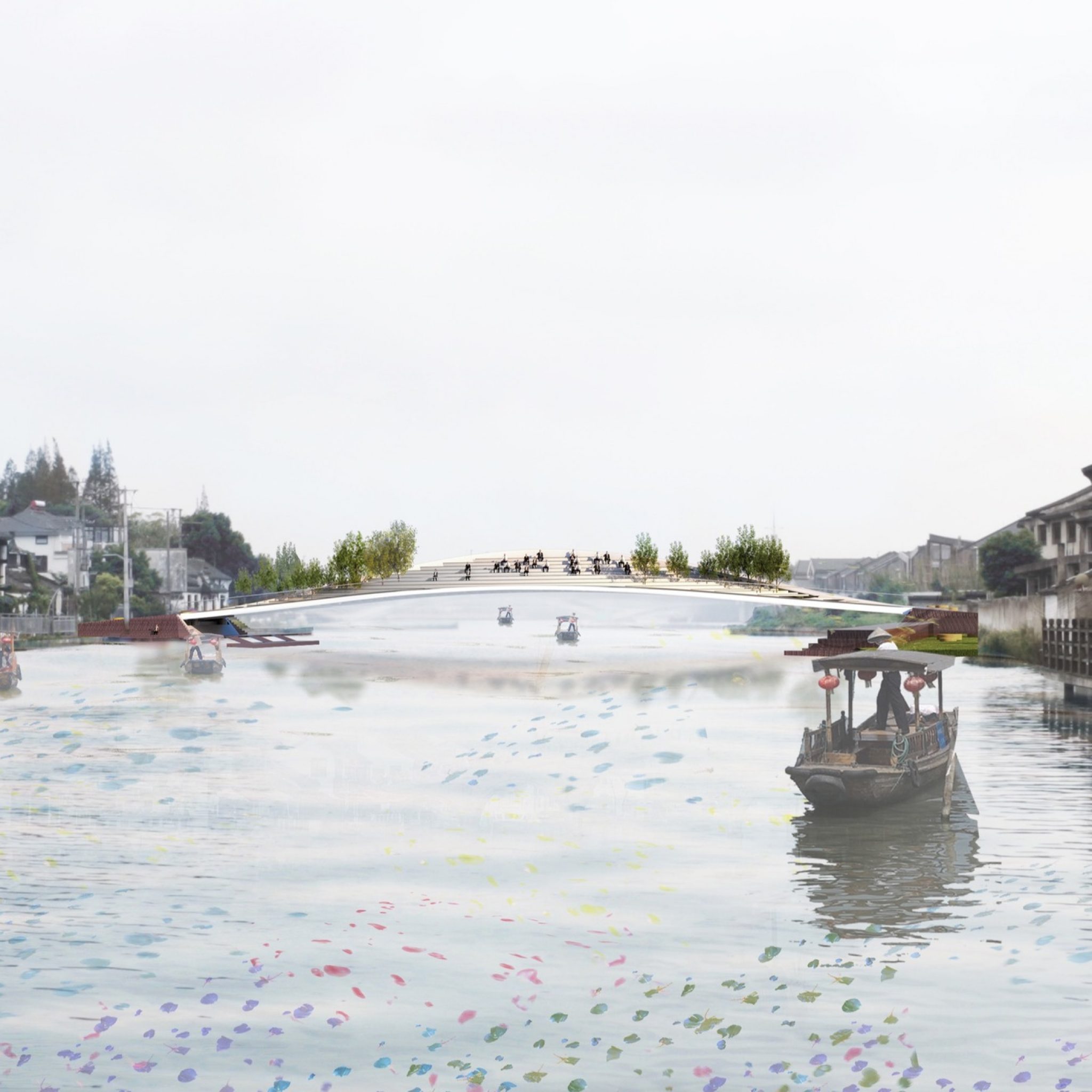 MVRDV Wins Dawn Bridge Competition: A New Dual Use Landmark in Shanghai ...