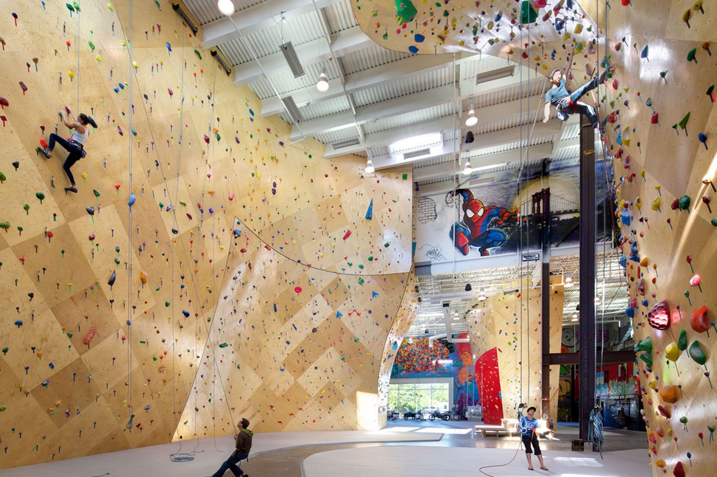 Rock Climbers’ Haven: Indoor Rock Climbing Facilities Bring Mountains ...