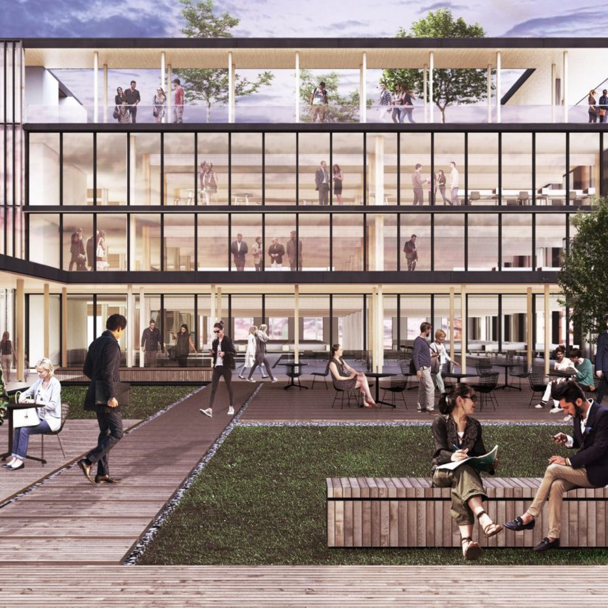 The Largest Timber Office Building in The United States Unveiled ...