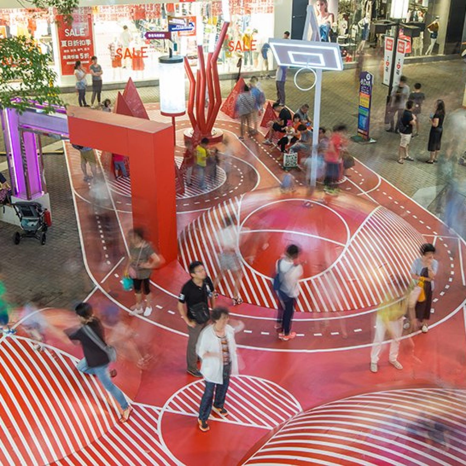 100Architects Design Vibrant Red Planet Playground in Shanghai - Arch2O.com