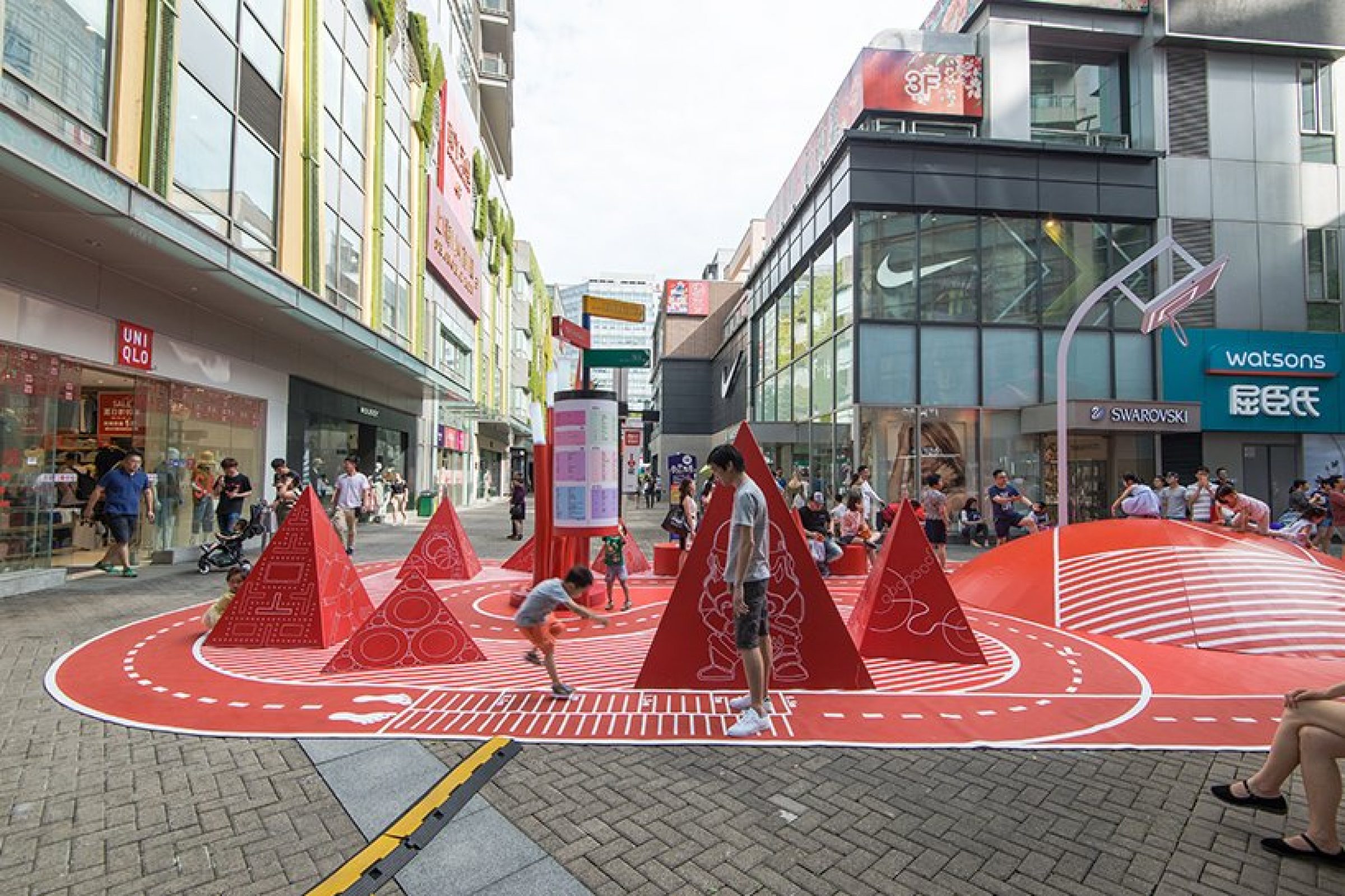 100Architects Design Vibrant Red Planet Playground in Shanghai - Arch2O.com