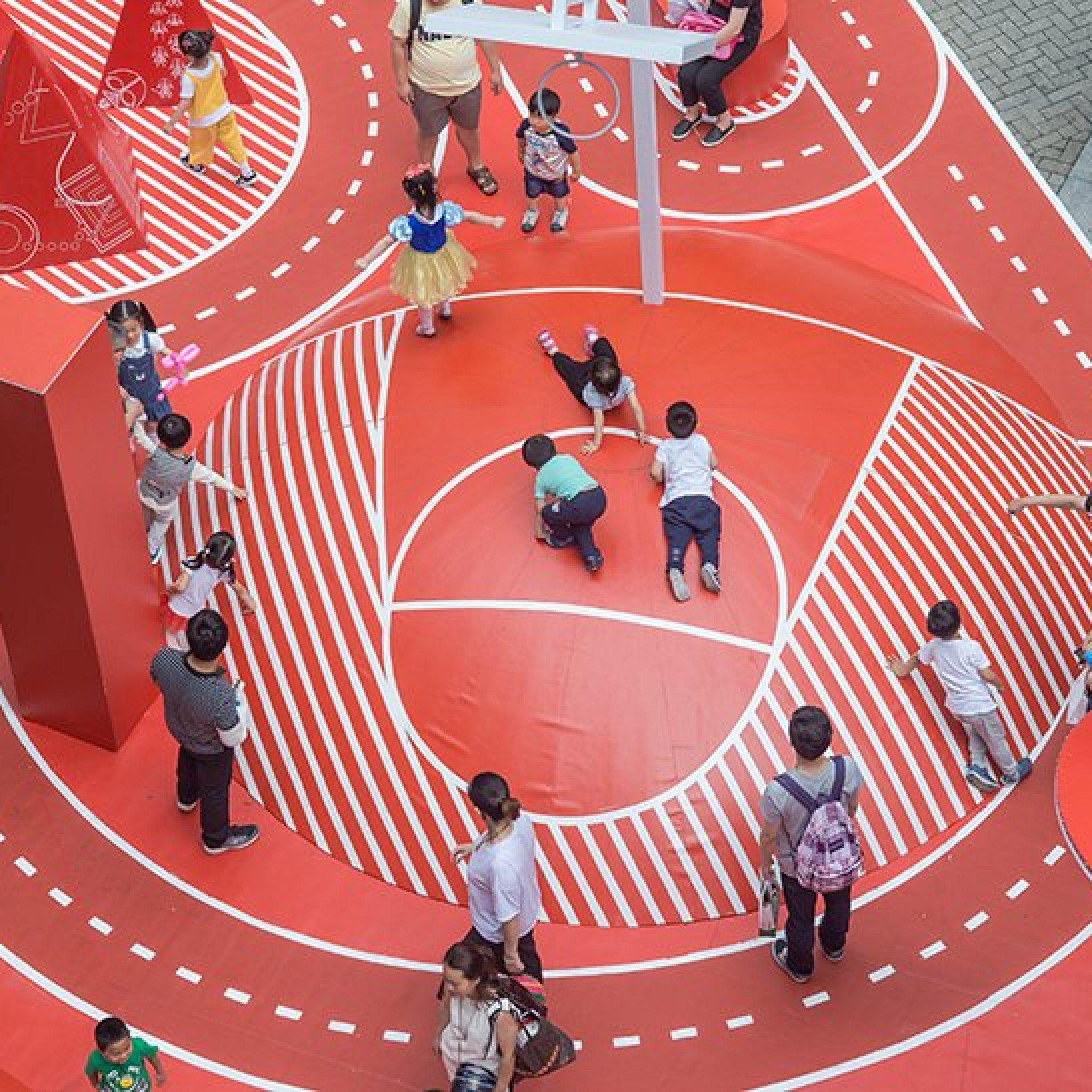 100Architects Design Vibrant Red Planet Playground in Shanghai - Arch2O.com
