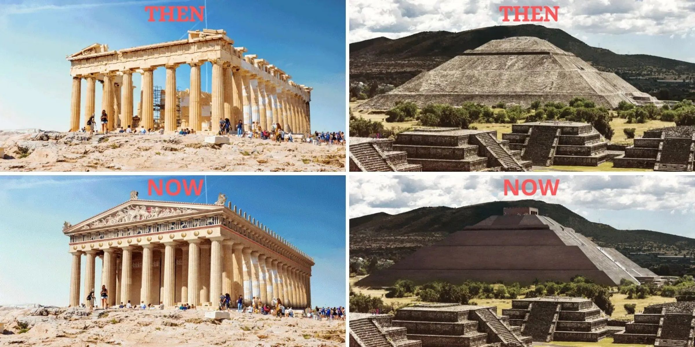 Watch 7 Ancient Sites Magically Get Restored Right In front of You ...