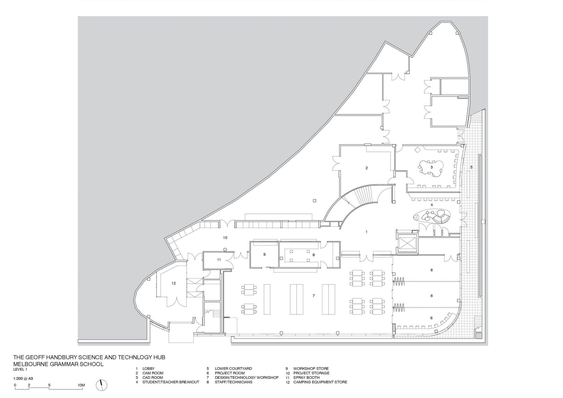 The Geoff Handbury Science and Technology Hub | Denton Corker Marshall ...