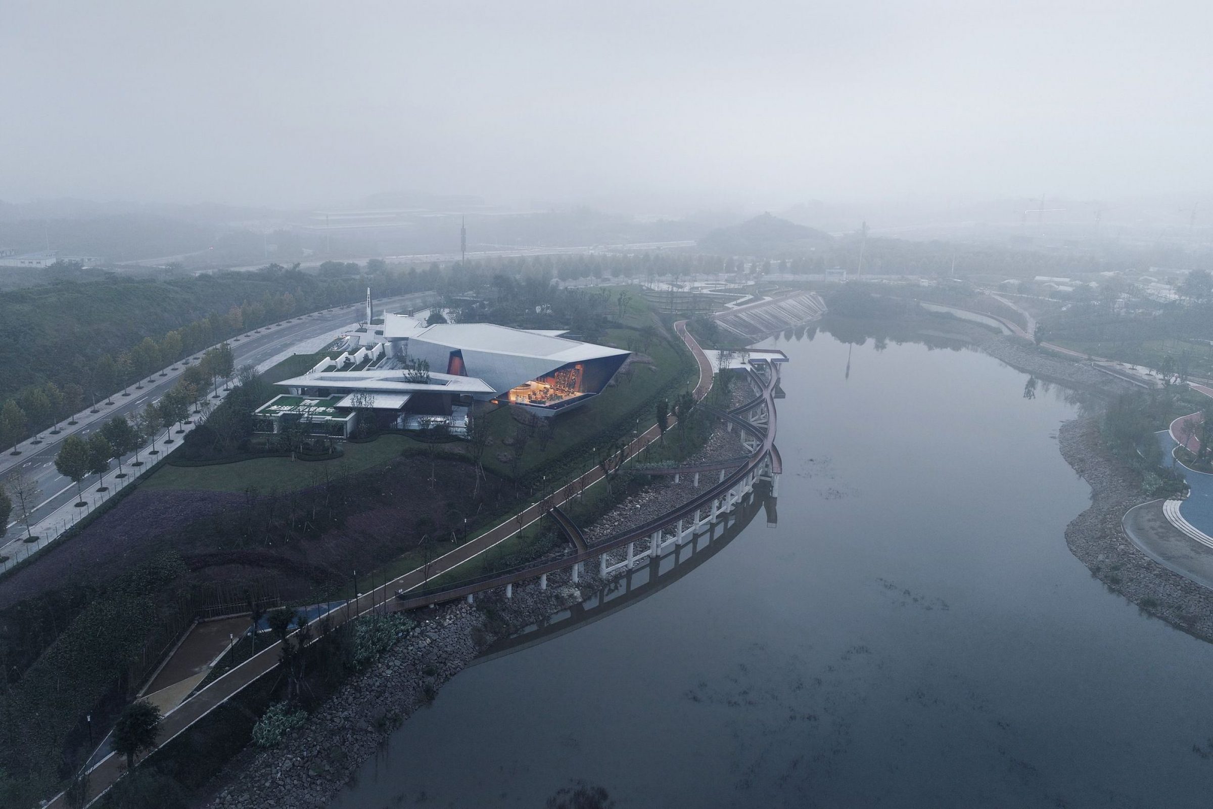 Chongqing LongFor - Hall of Waterfront City | Shanghai Tianhua ...
