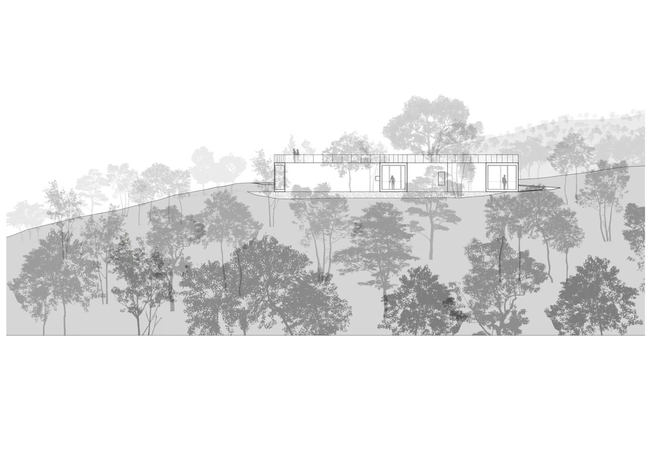 Viewing Pavilion on Hill | TAO - Trace Architecture Office - Arch2O.com