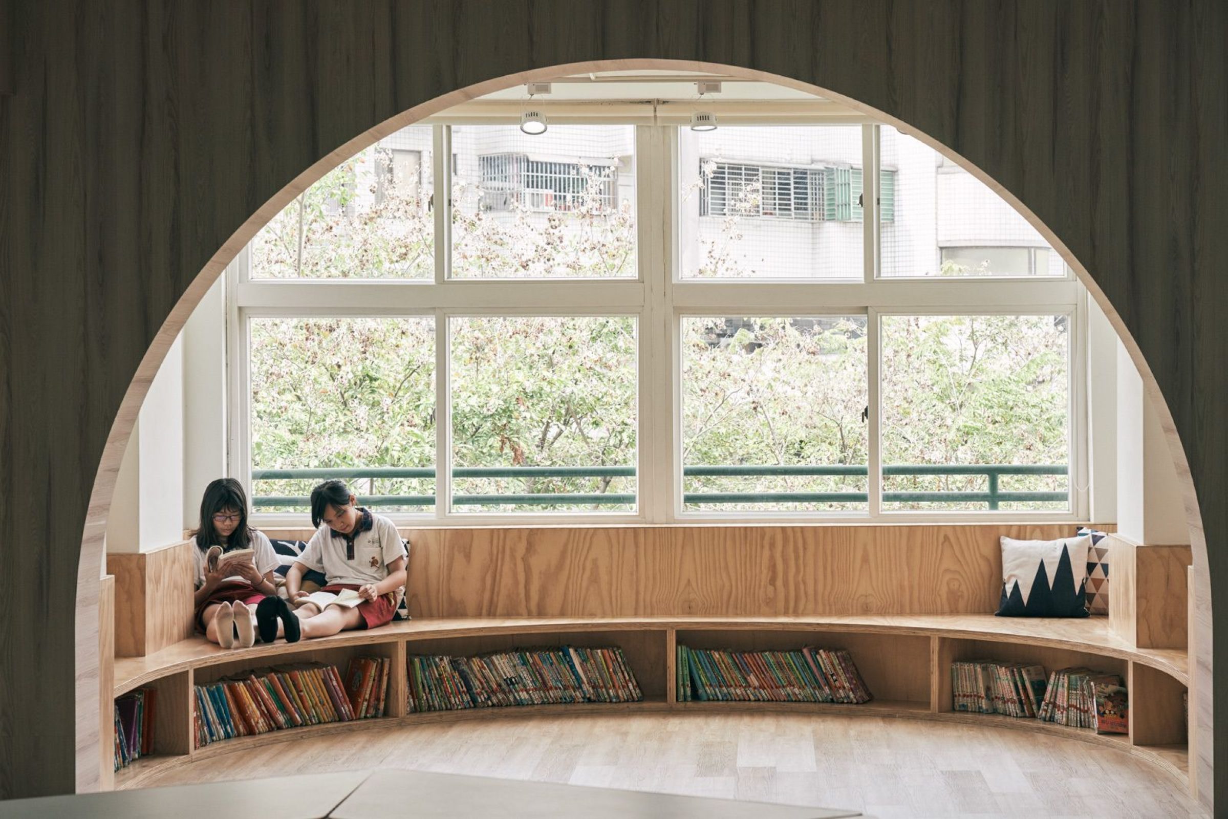 Lishin Elementary School Library | TALI DESIGN - Arch2O.com