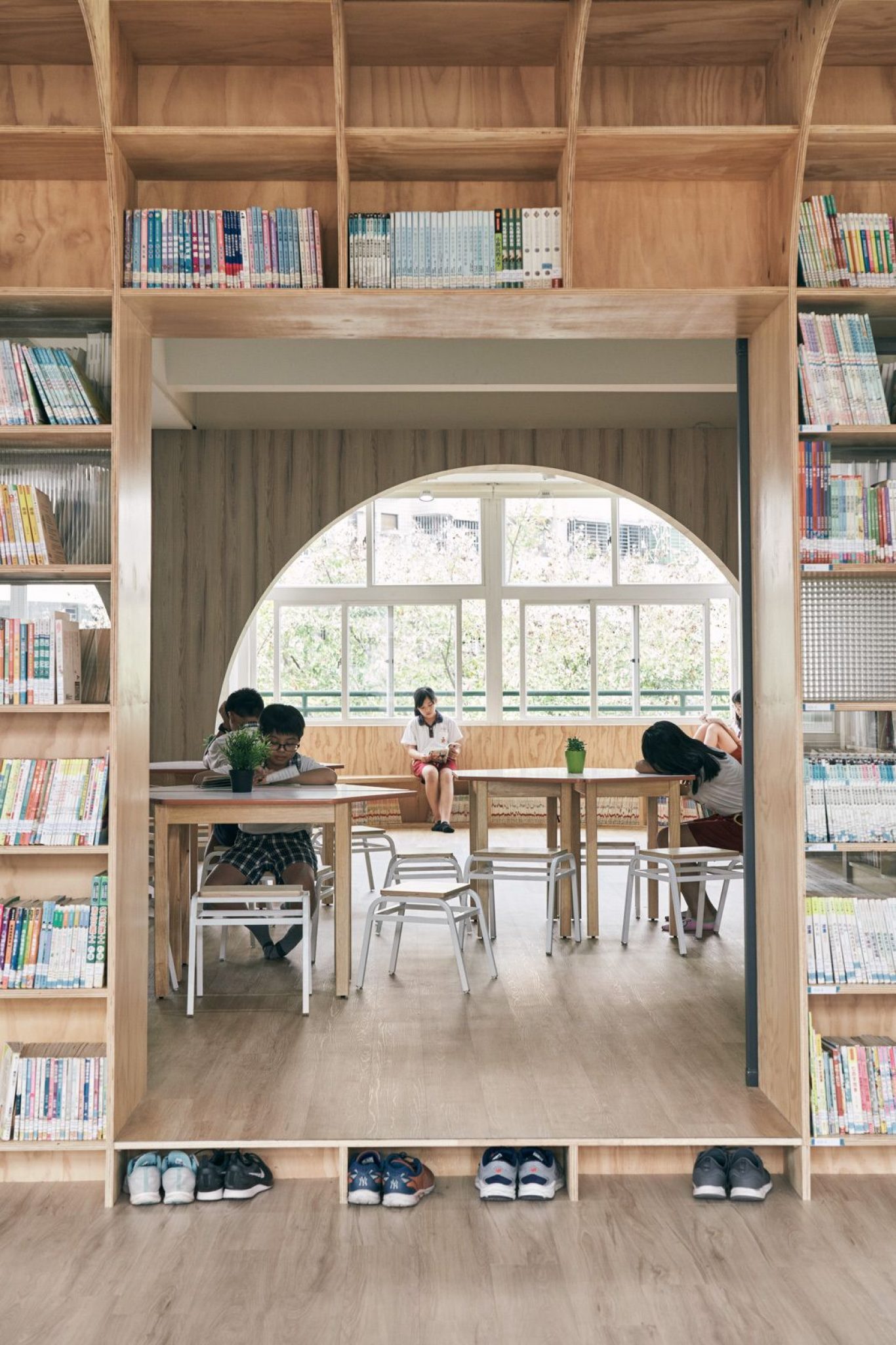 Lishin Elementary School Library | TALI DESIGN - Arch2O.com