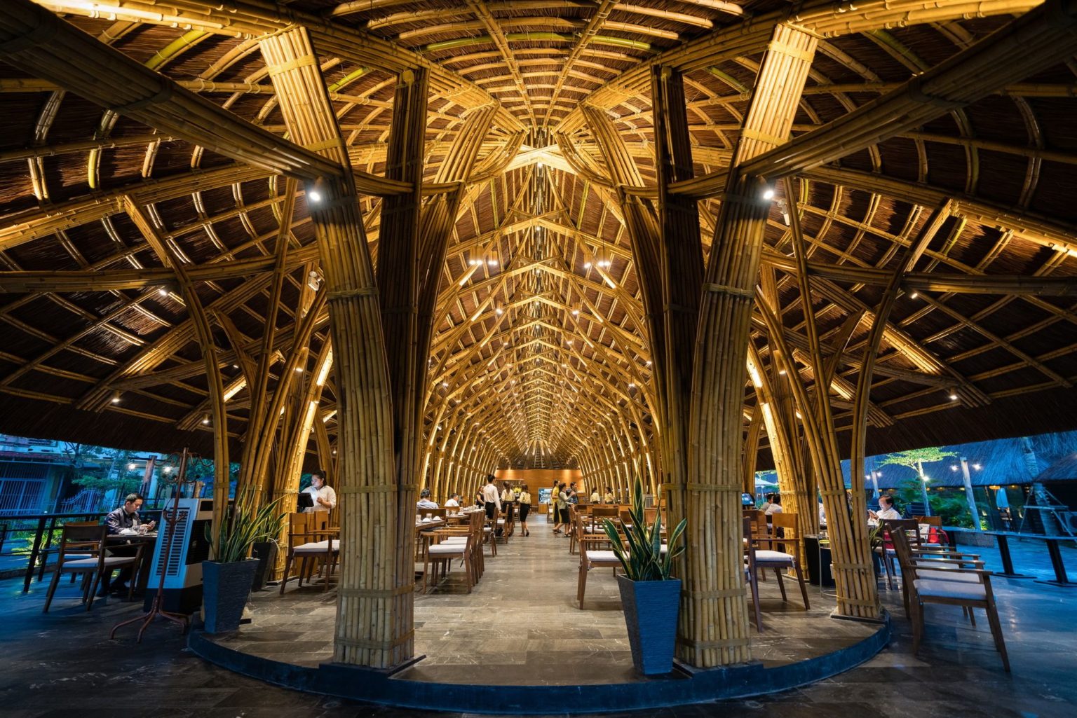 Bamboo Long House Restaurant | BambuBuild - Arch2O.com