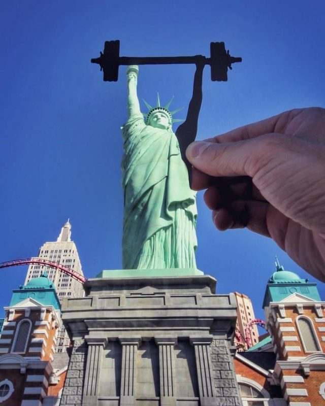 What Happens When Awesome Paper Cutouts Meet Famous Landmarks - Arch2O.com