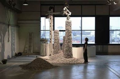 Construction Robot Creates a Pavilion from Stones and String! - Arch2O.com