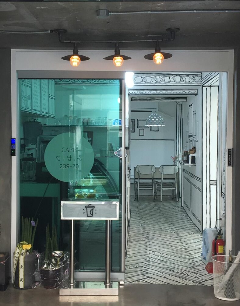 Optical Illusion Makes This Café Look Like a Cartoon – Arch2O.com