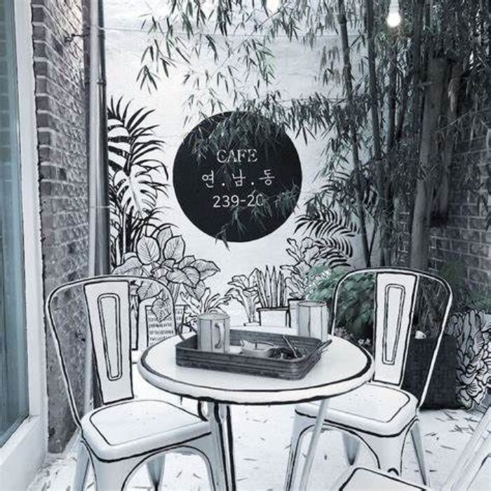 Optical Illusion Makes This Café Look Like a Cartoon - Arch2O.com