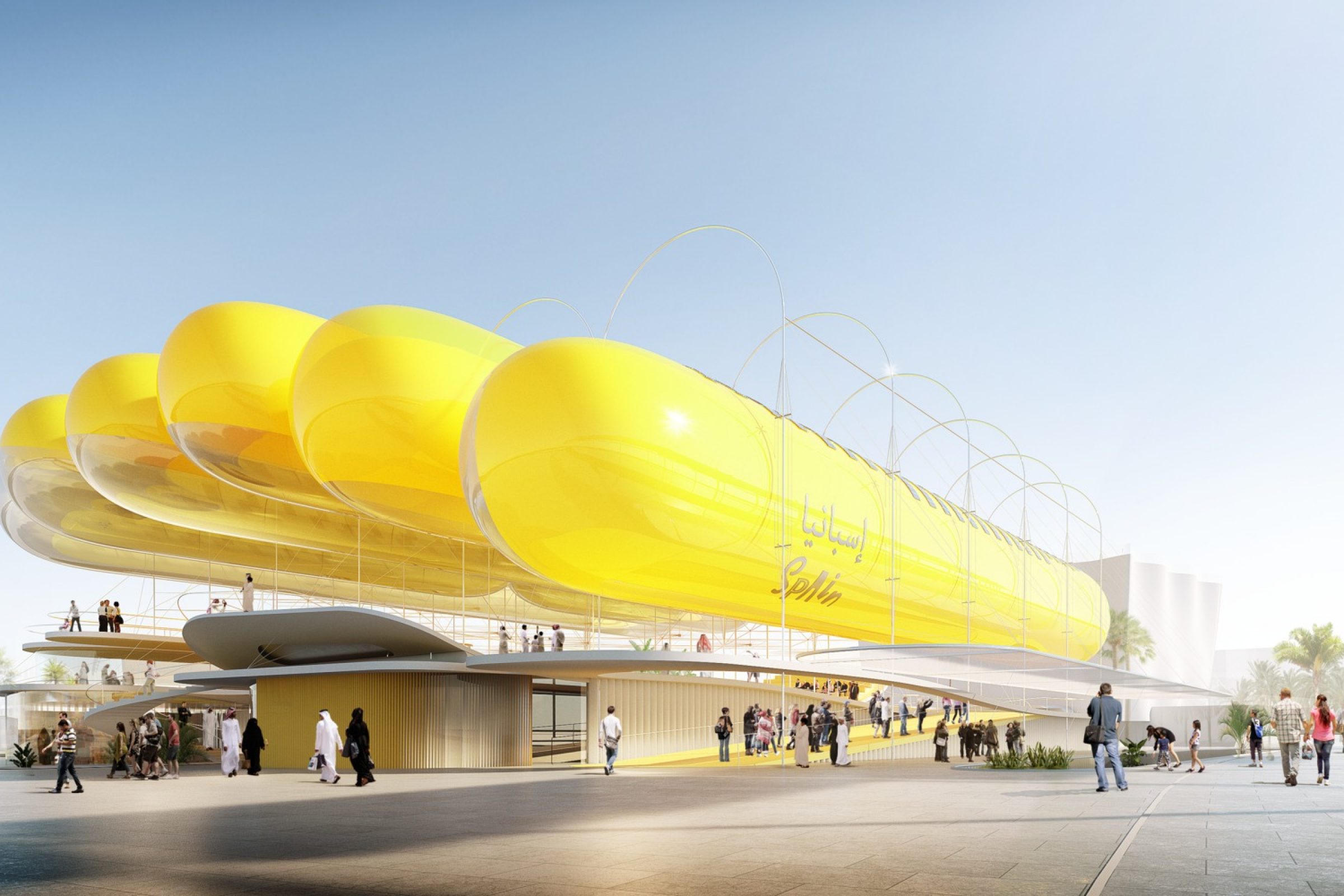Spain's Ultra Light Pavilion of Inflatables for Dubai Expo 2020 ...