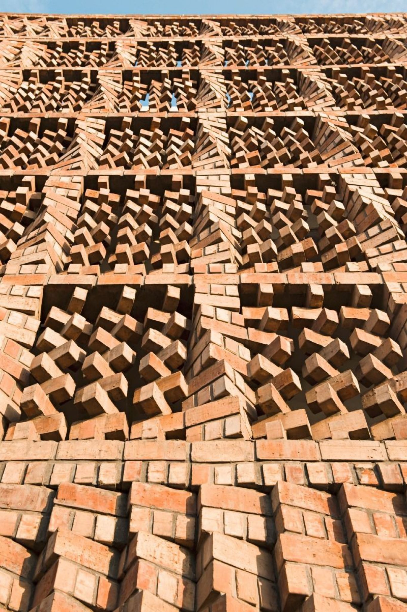 8 Interesting Brick Facades of Stack Bond - Arch2O.com