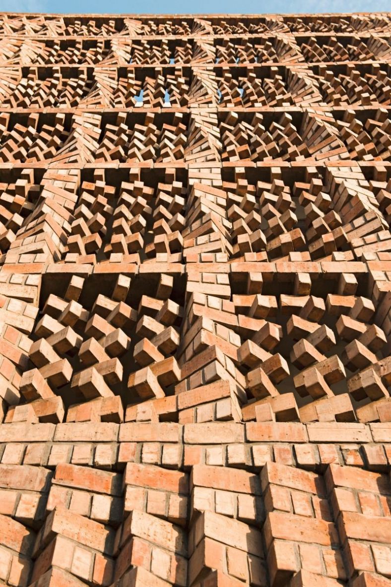 8 Interesting Brick Facades of Stack Bond - Arch2O.com