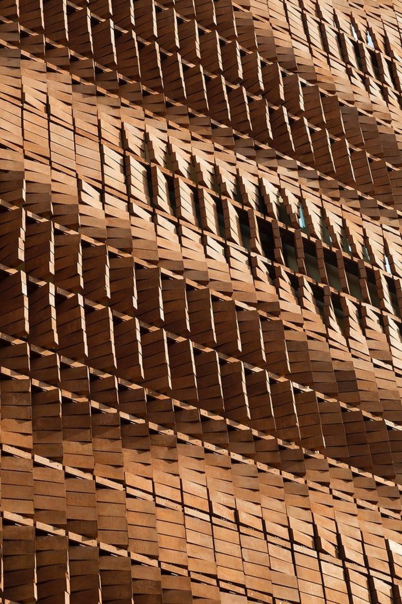 8 Interesting Brick Facades of Stack Bond - Arch2O.com