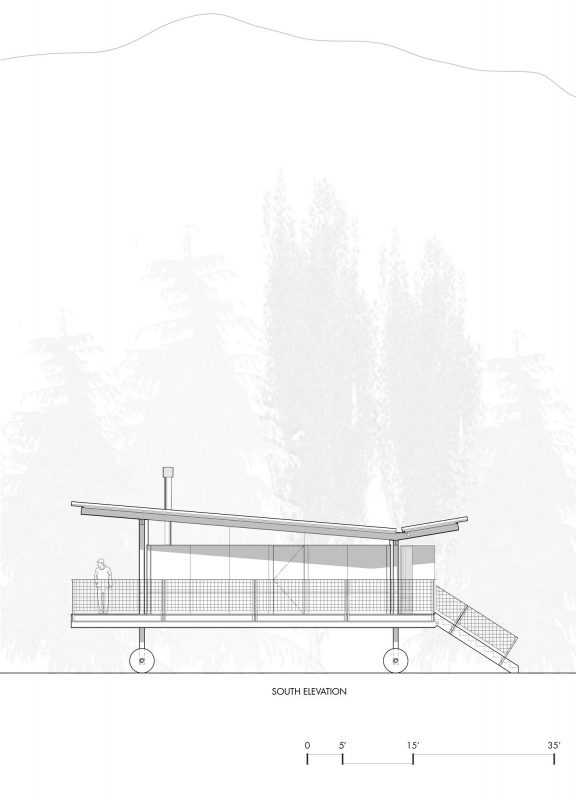 Rolling Huts South Elevation – Arch2O.com