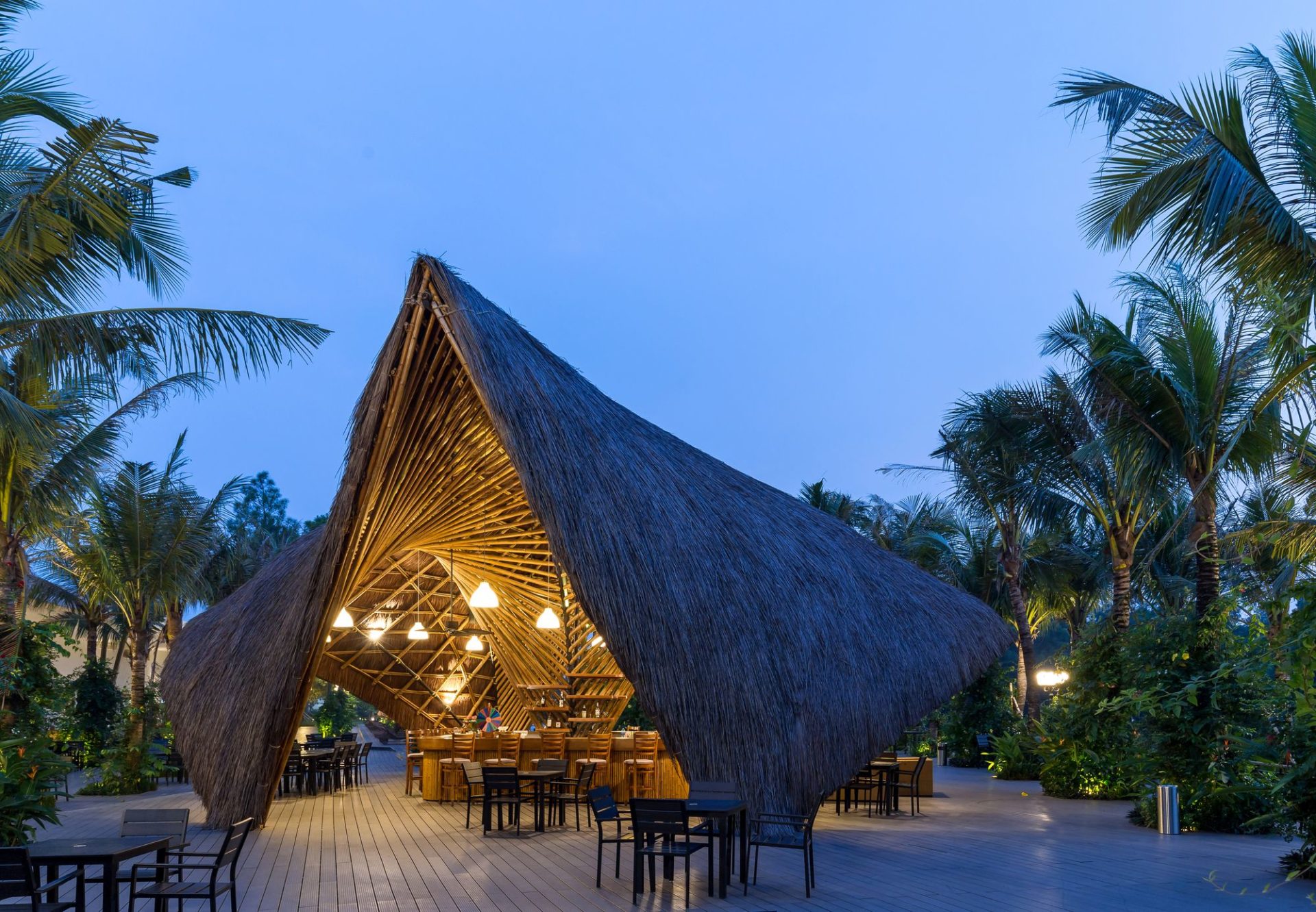 Flamingo Bamboo Pavilion | BambuBuild - Arch2O.com