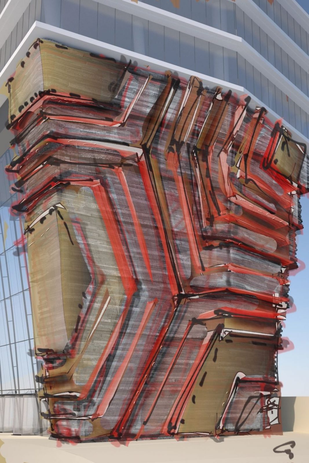 Ron Arad turn its design of ‘ToHa’ tower upside down - Arch2O.com