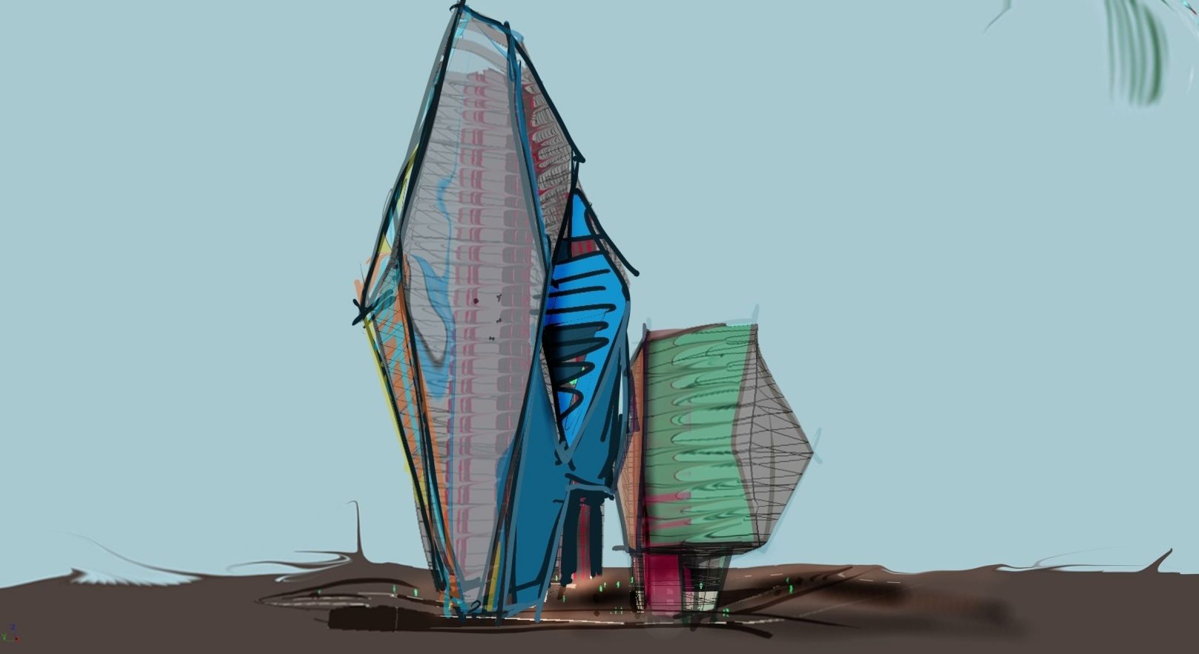 Ron Arad turn its design of ‘ToHa’ tower upside down - Arch2O.com