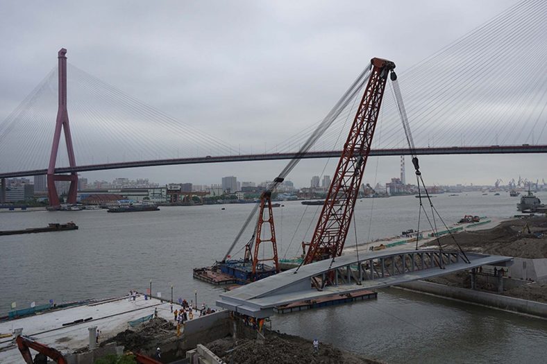 Yangjing Canal Pedestrian Bridge | Atelier Liu Yuyang Architects ...