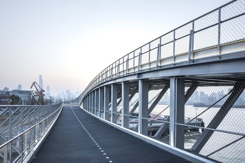 Yangjing Canal Pedestrian Bridge | Atelier Liu Yuyang Architects ...