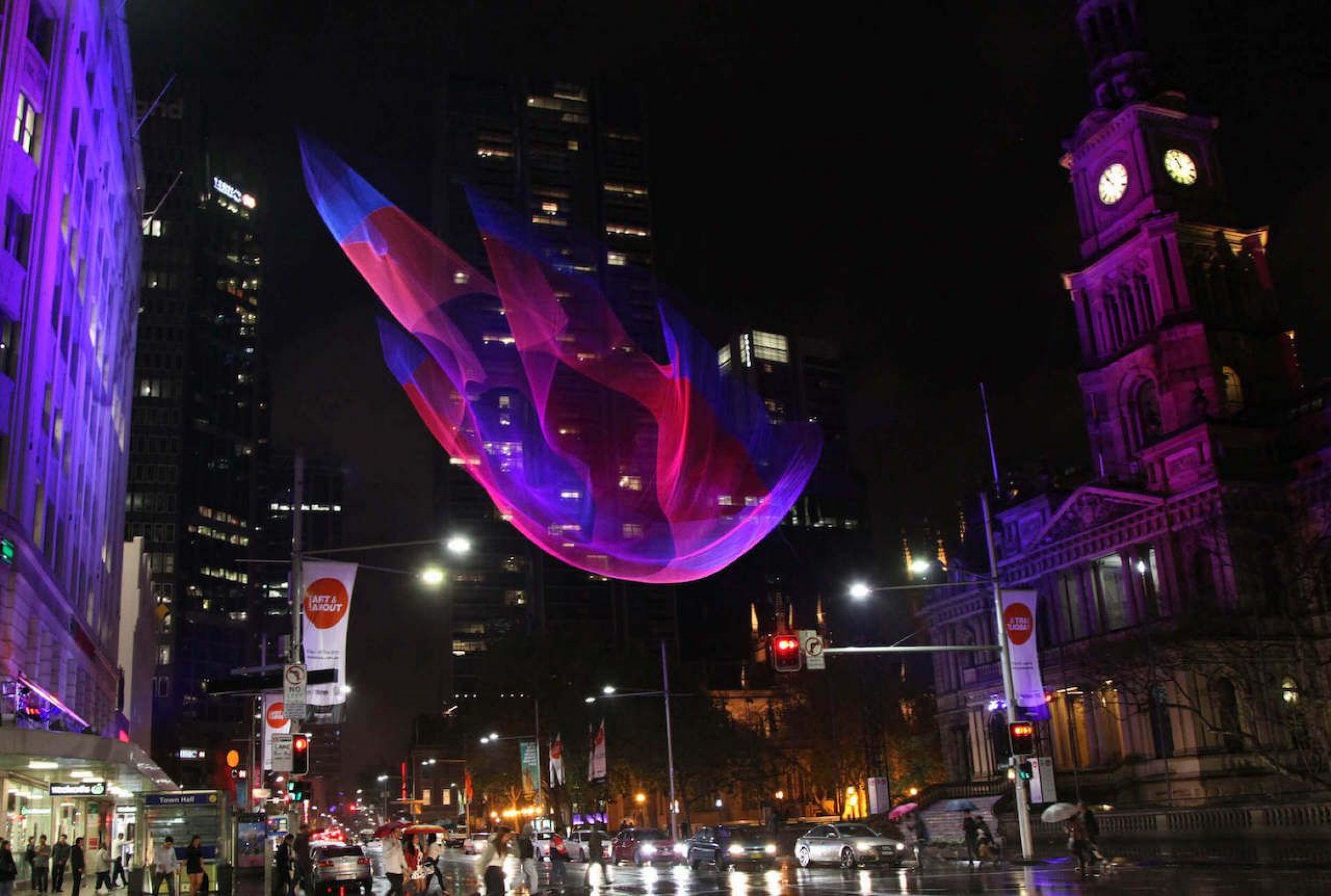 Railroad-Inspired Net Sculpture l Janet Echelman - Arch2O.com