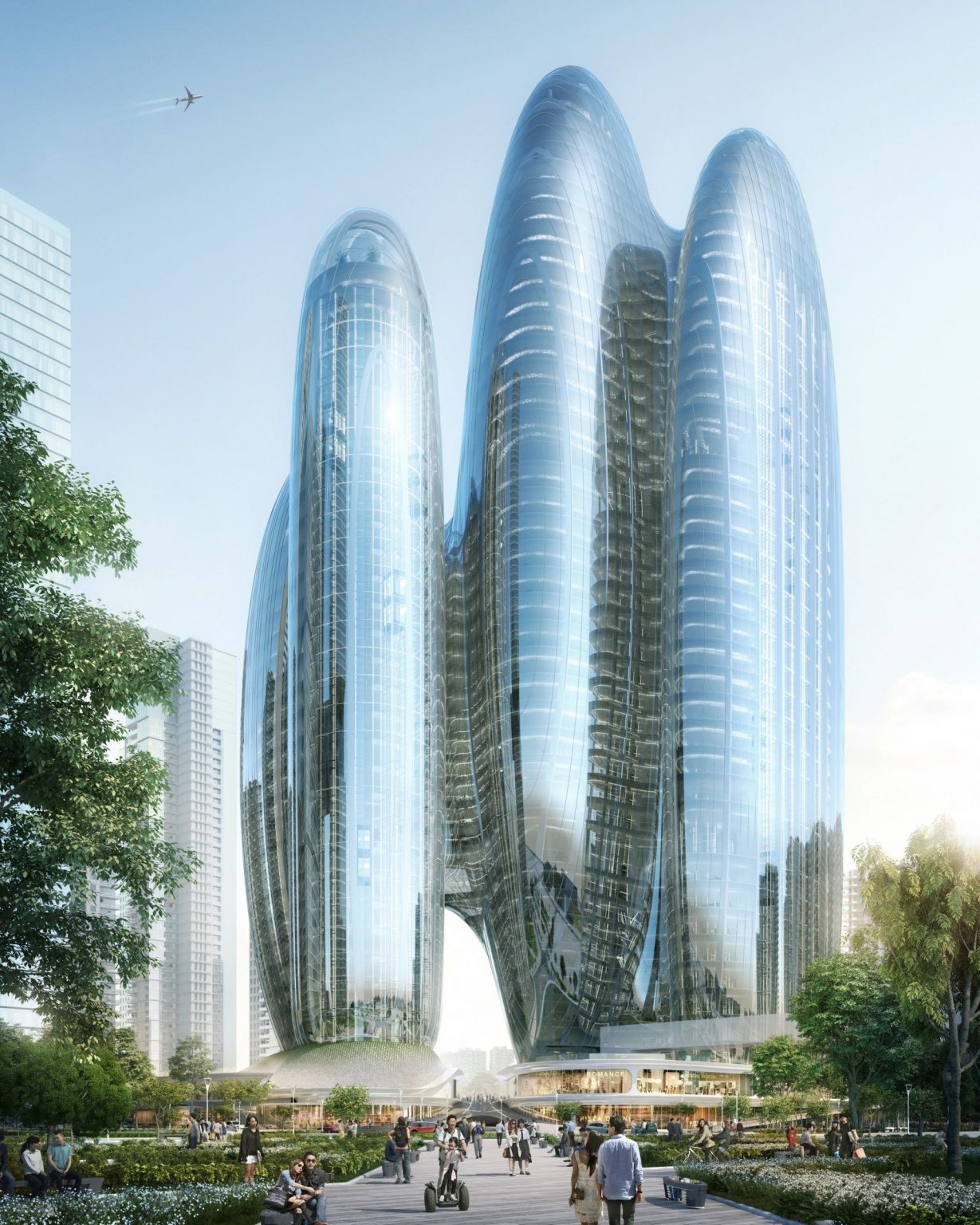 Zaha Hadid Architects designs futuristic towers for Oppo’s new ...