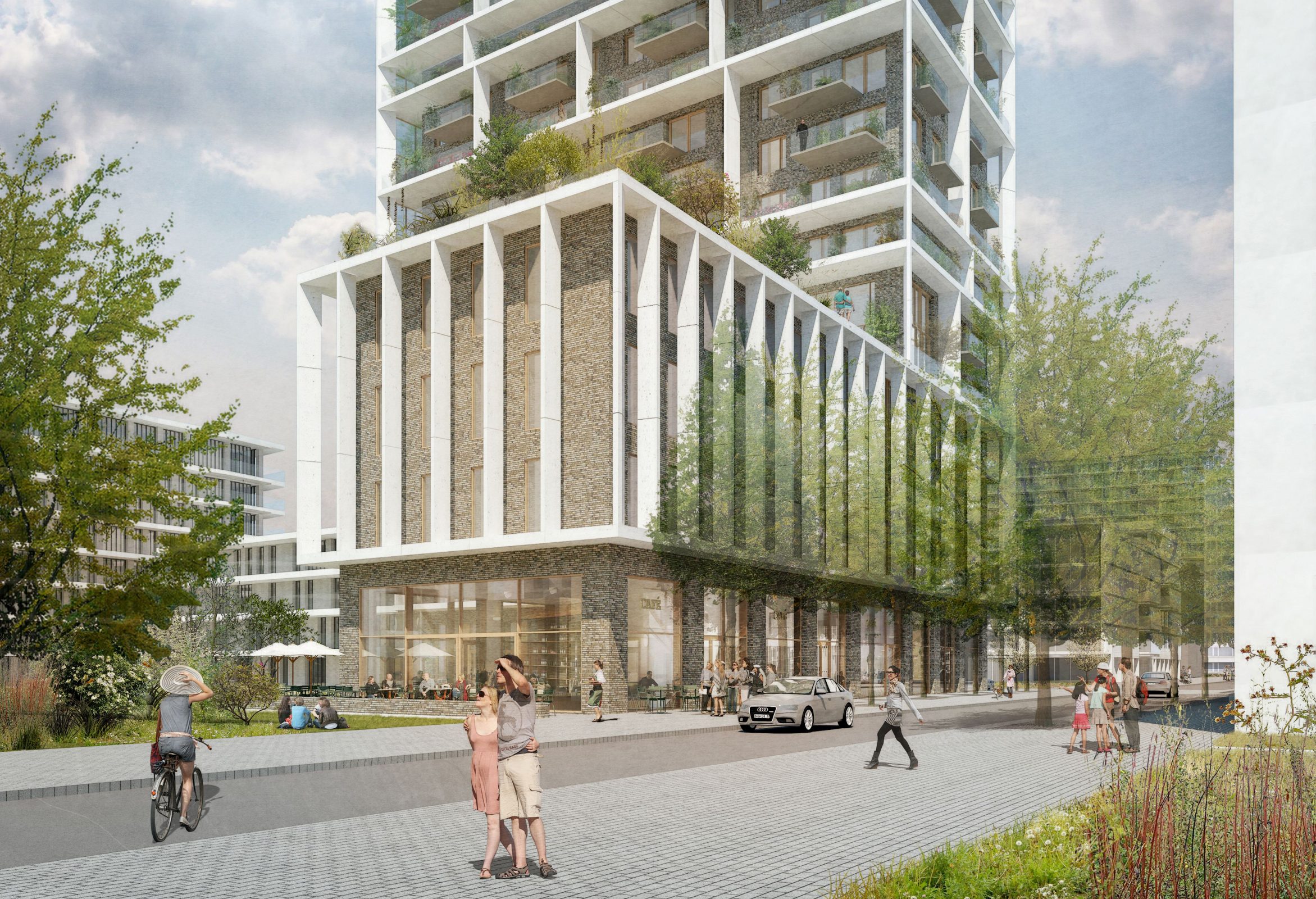 Antwerp Vertical Social Community | CF Møller Architects + Brut ...