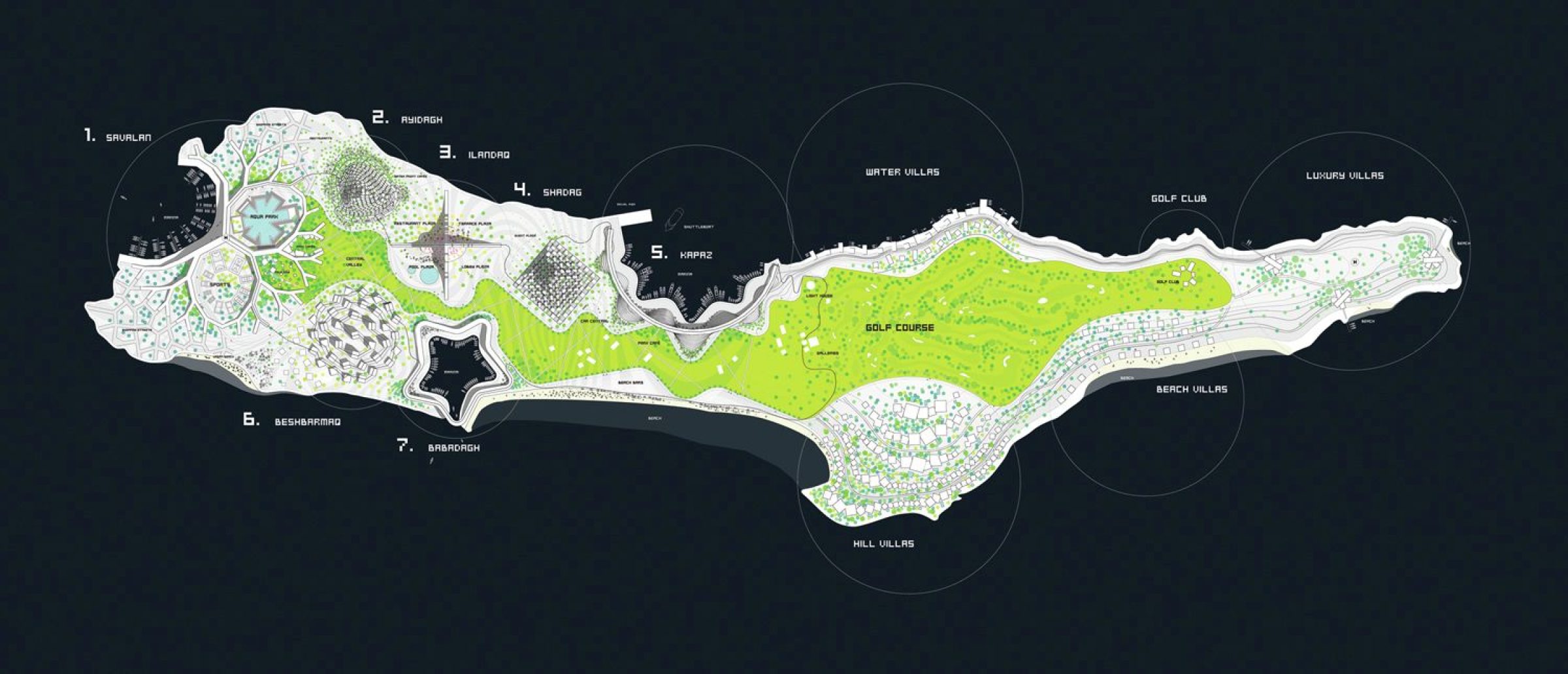 Zira Island Carbon Neutral Master Plan | BIG Architects - Arch2O.com