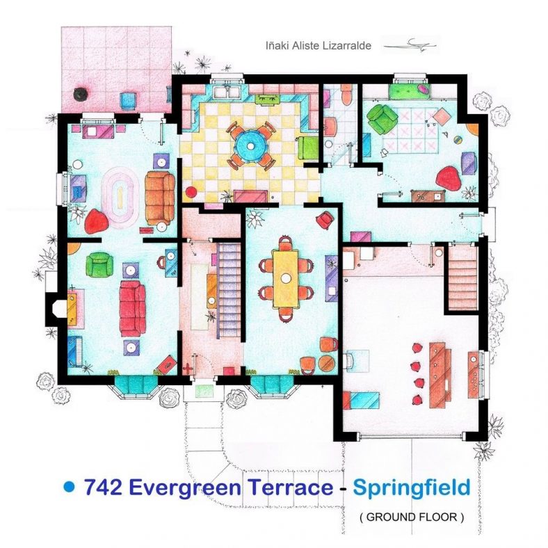 Famous TV Shows Rendered in Plan – Arch2O.com