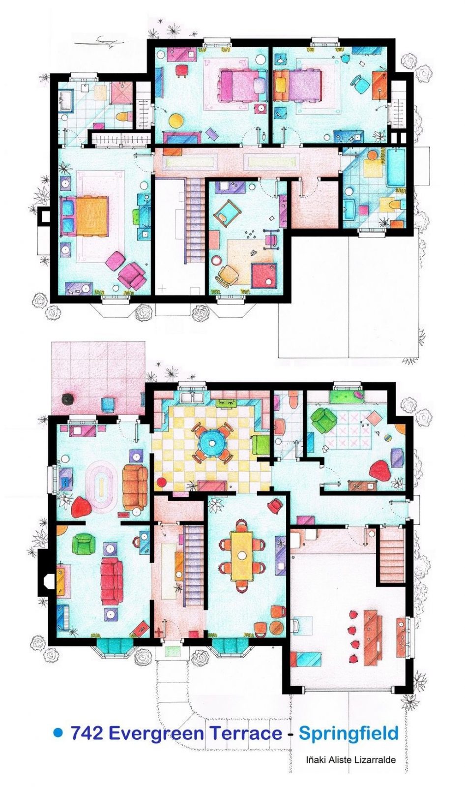 Famous TV Shows Rendered in Plan - Arch2O.com