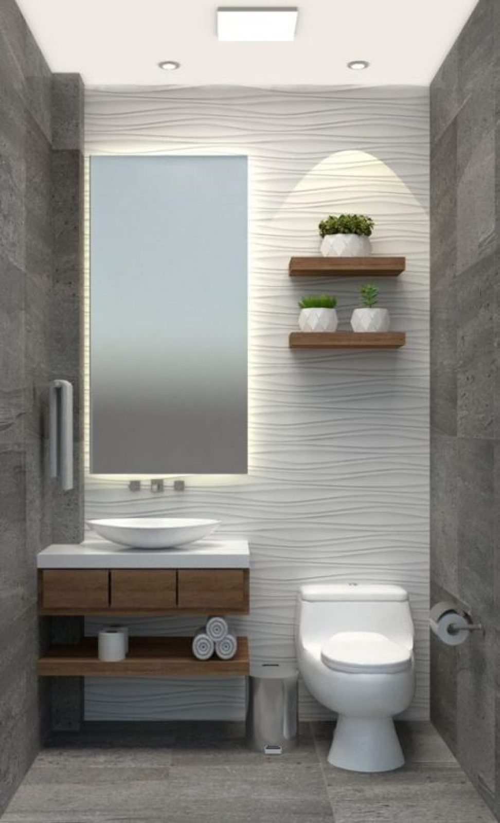 10 Tips To Create Stunning Bathroom Designs in Small Spaces - Arch2O.com