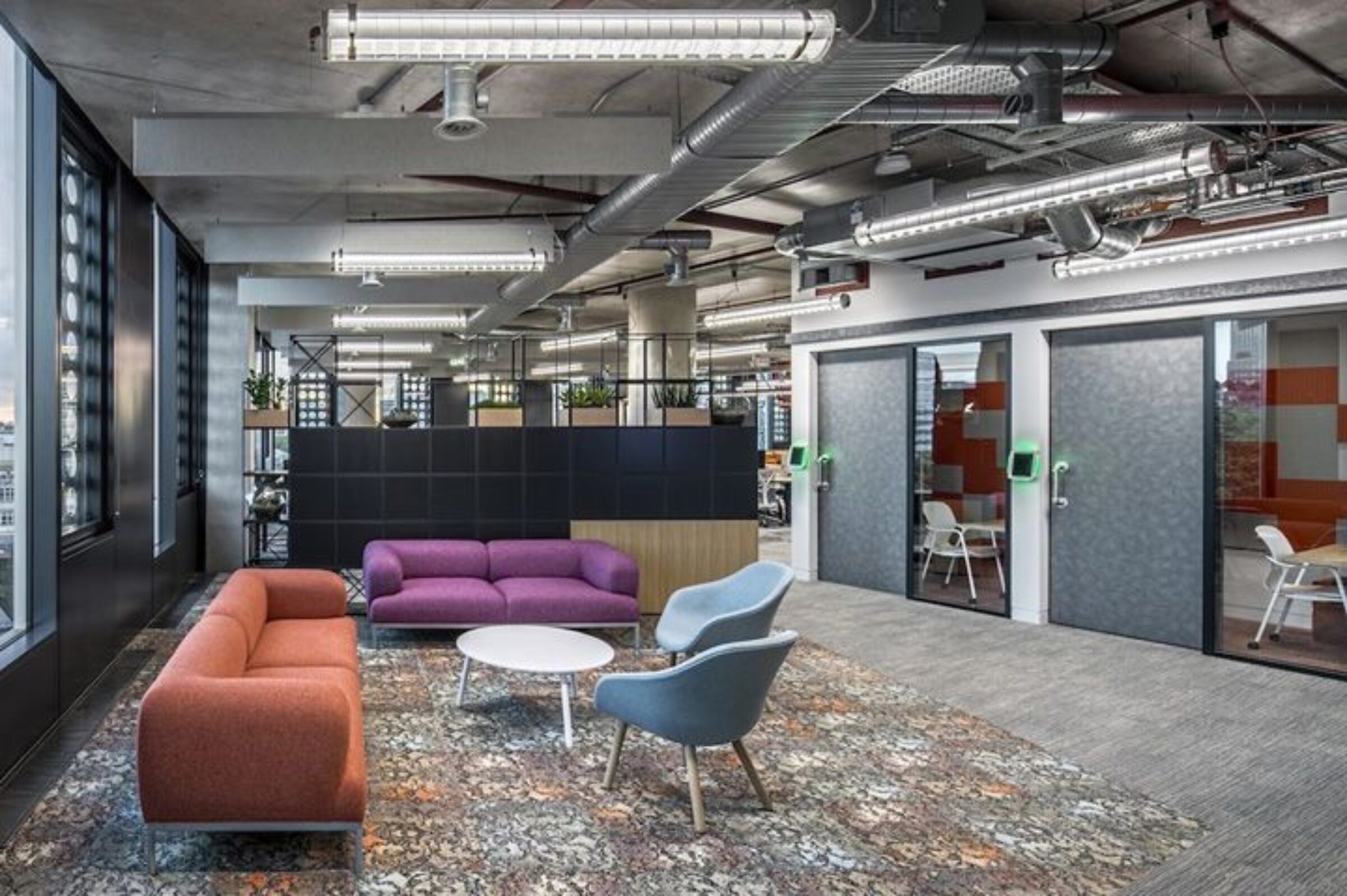 Adobe’s New London Office Features Industrial Yet Colorful Interior and ...
