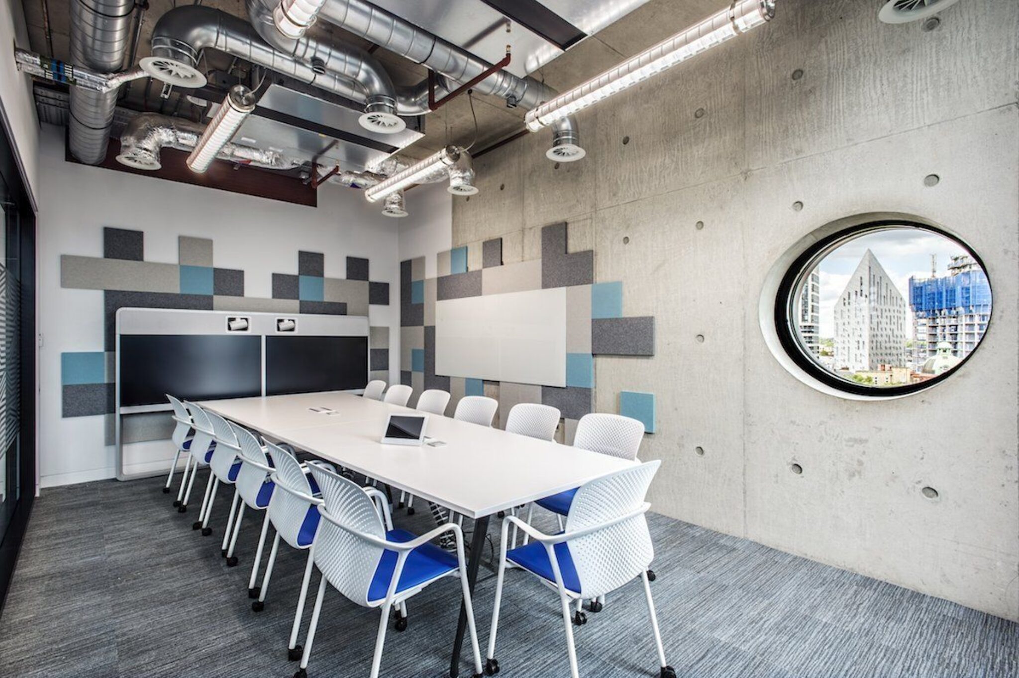 Adobe’s New London Office Features Industrial Yet Colorful Interior and ...