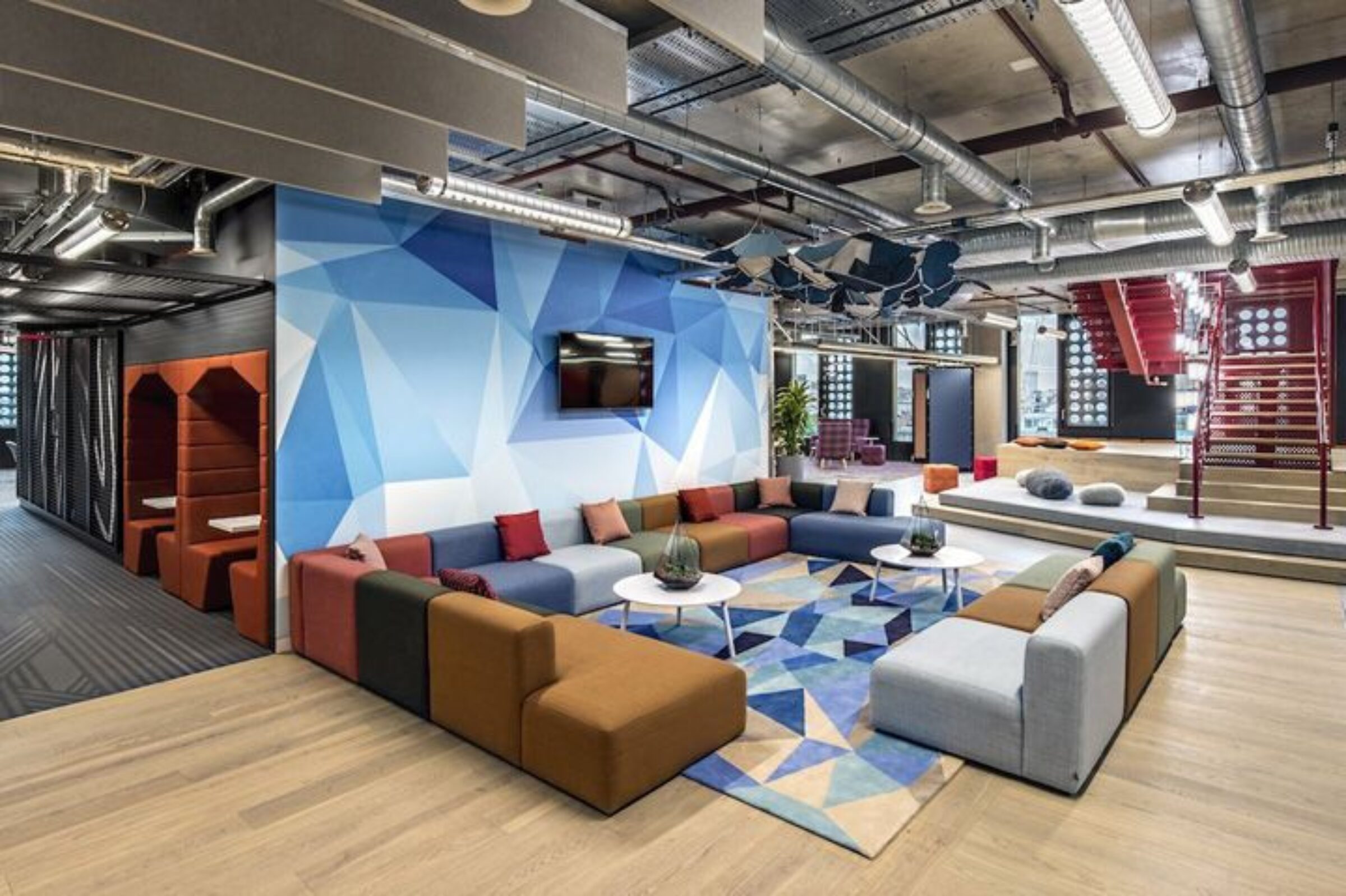 Adobe’s New London Office Features Industrial Yet Colorful Interior and ...