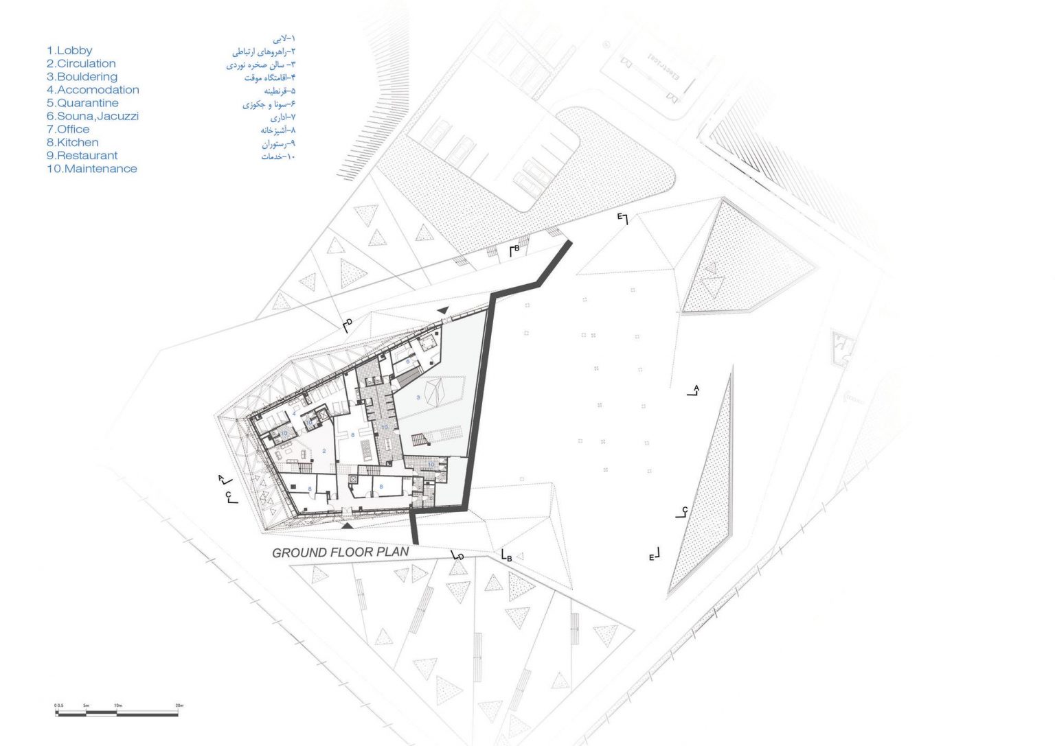 Polour Rock Climbing Hall | New Wave Architecture - Arch2O.com