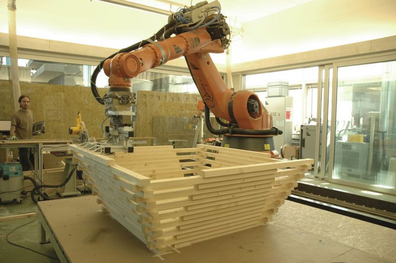 Robotic Arm :4 Buildings and Pavilions Made by a robotic arm