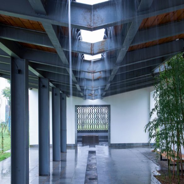 Rain-hearing Pavilion of AUA | TJAD - Arch2O.com