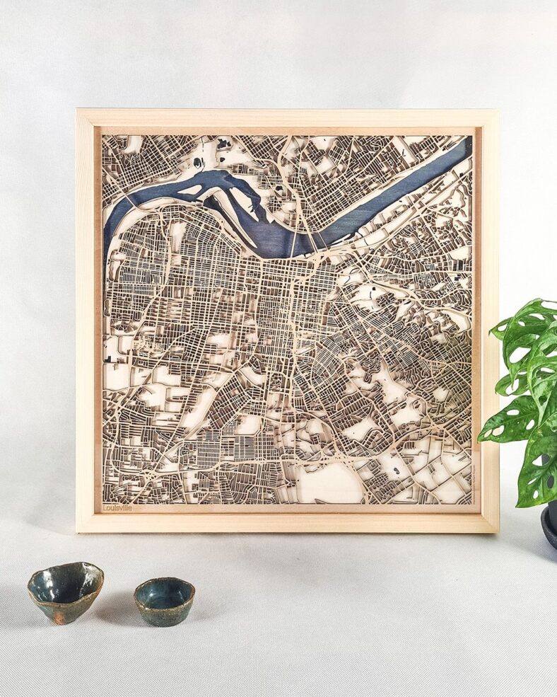 CityWood - Minimal 3D Wooden Maps - Arch2O.com