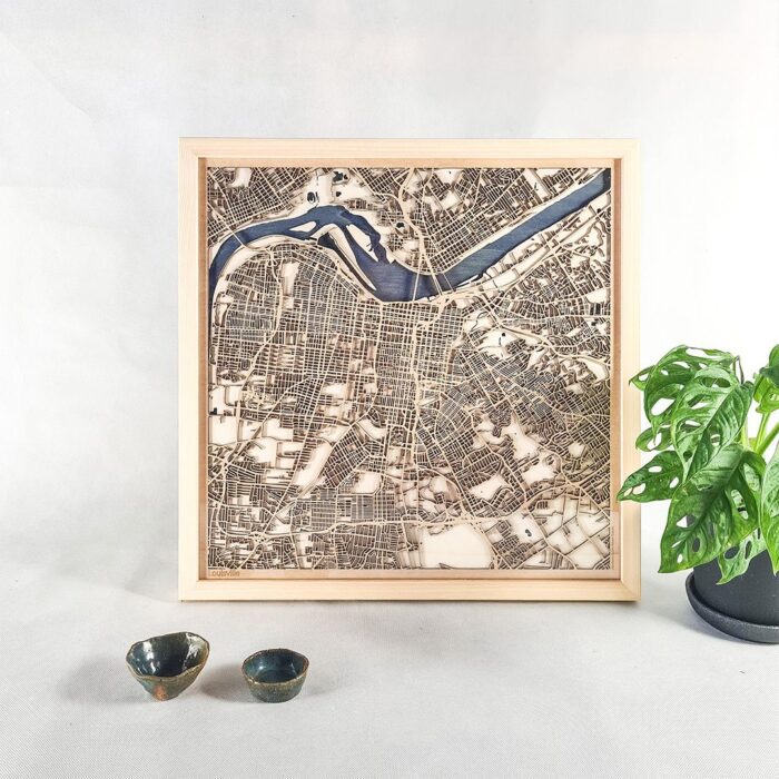 CityWood – Minimal 3D Wooden Maps – Arch2O.com
