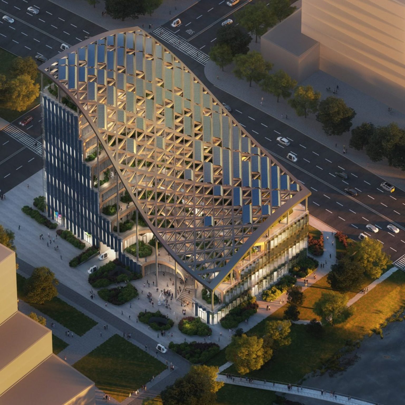MVRDV Unveils Design for a ‘Future-Proof’ Office Building with Green ...