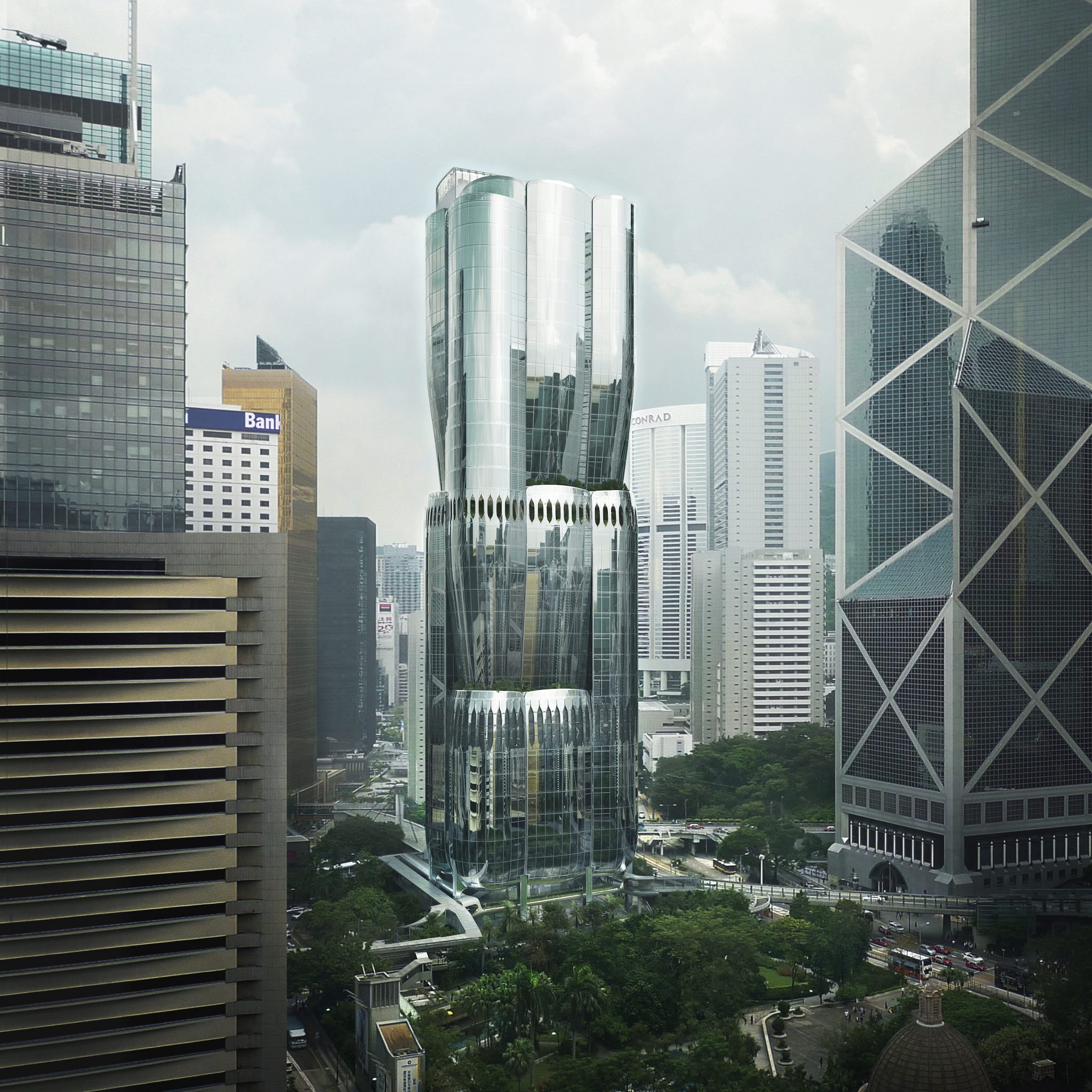 Zaha Hadid announces the design of 2 Murray Road, Hong Kong, China