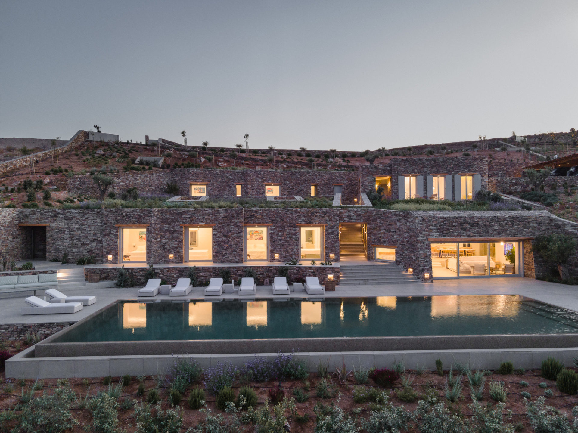 Encaved Stone Villa | Tsolakis Architects - Arch2O.com