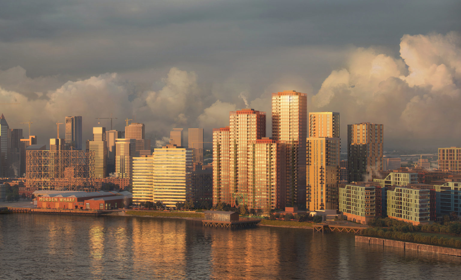 OMA Earns Planning Consent for a Revitalization Project in Modern Wharf ...