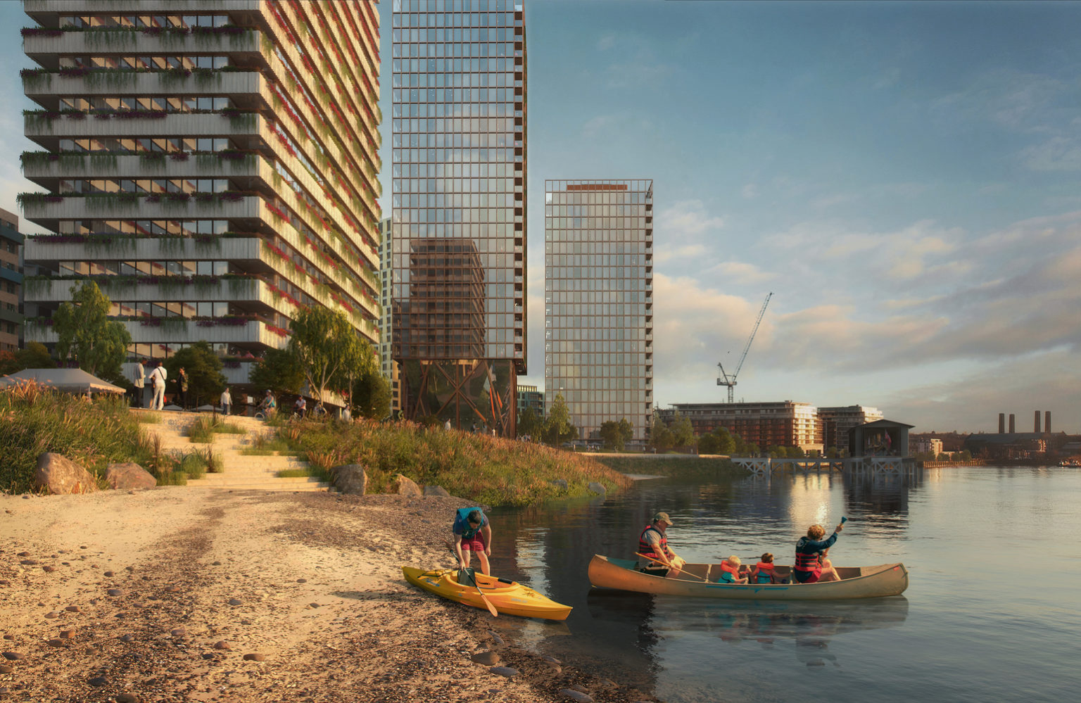 OMA Earns Planning Consent for a Revitalization Project in Modern Wharf ...