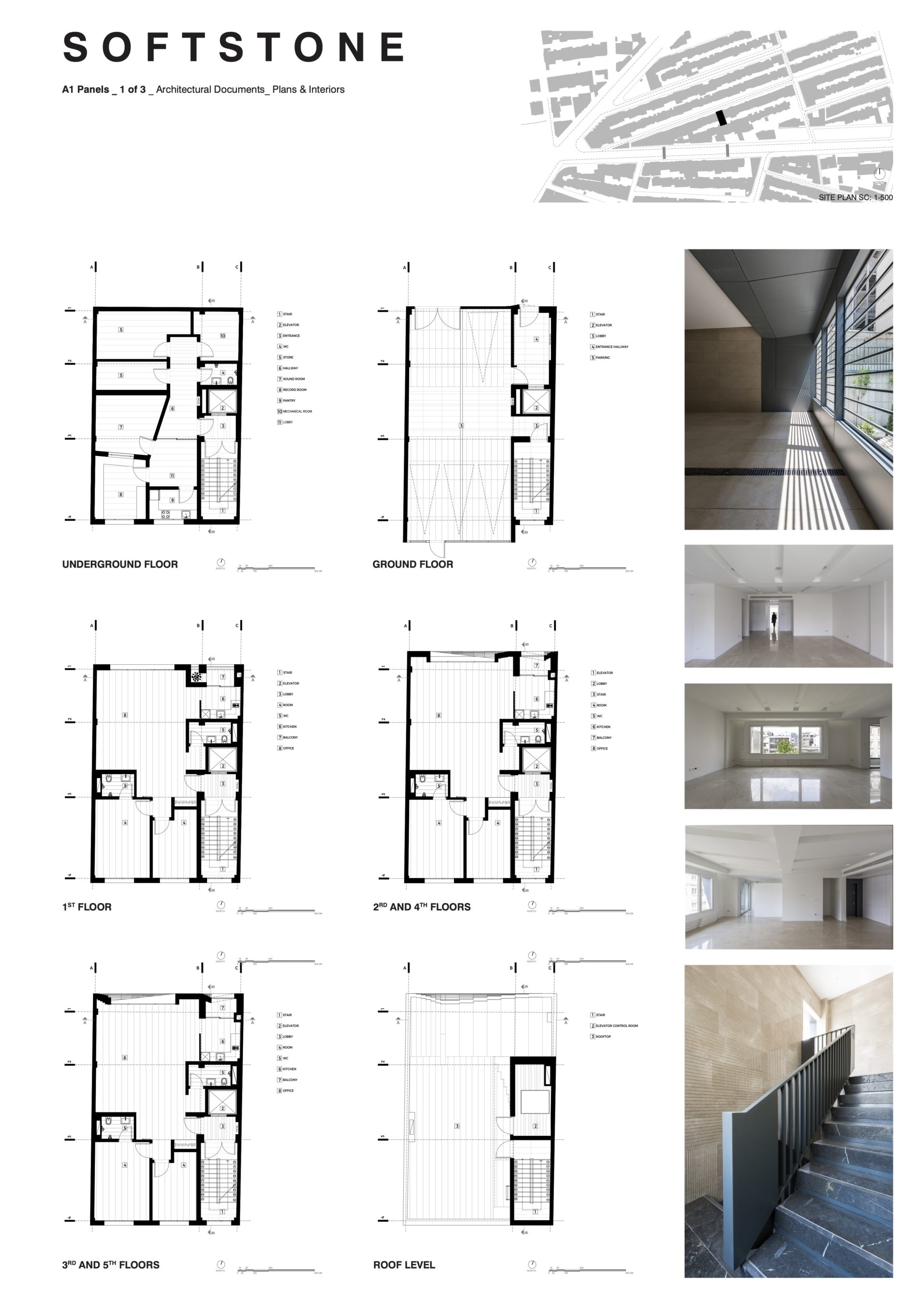 Softstone mid-rise office building | SETUP Architecture Studio