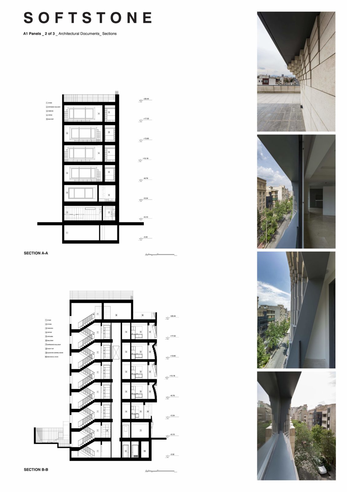 Softstone mid-rise office building | SETUP Architecture Studio